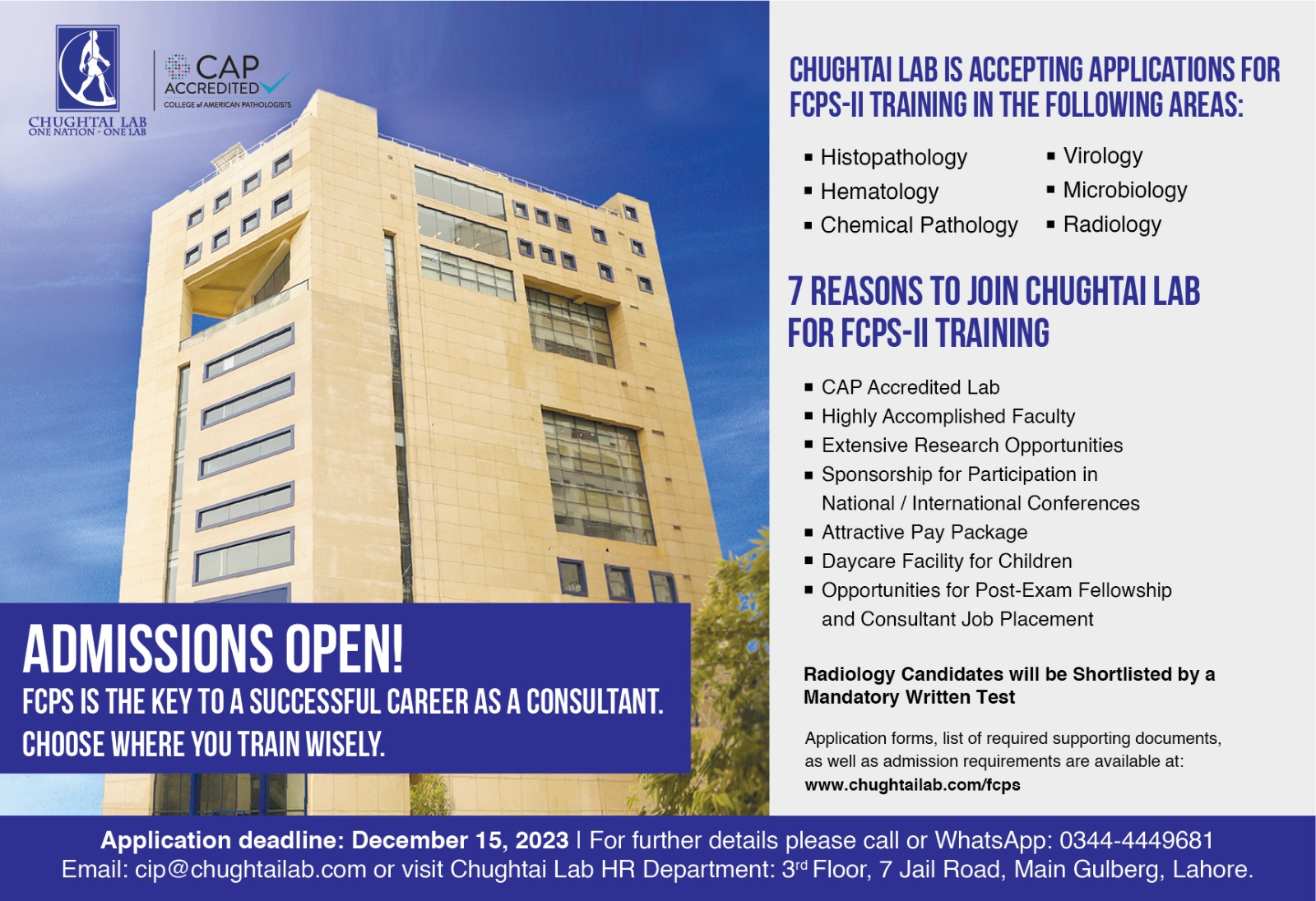 FCPS Residency Programs - Chughtai Lab