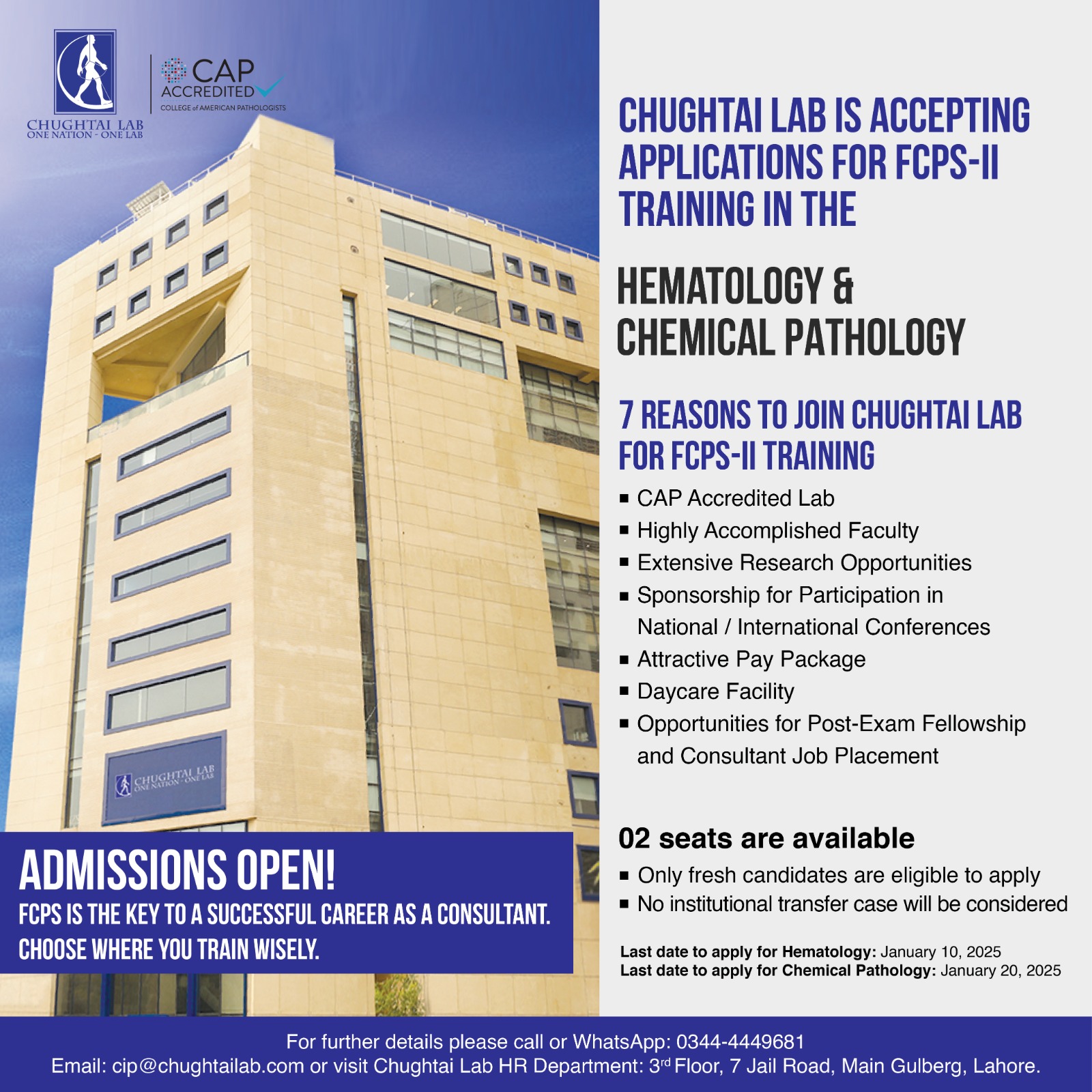 FCPS Residency Programs - Chughtai Lab