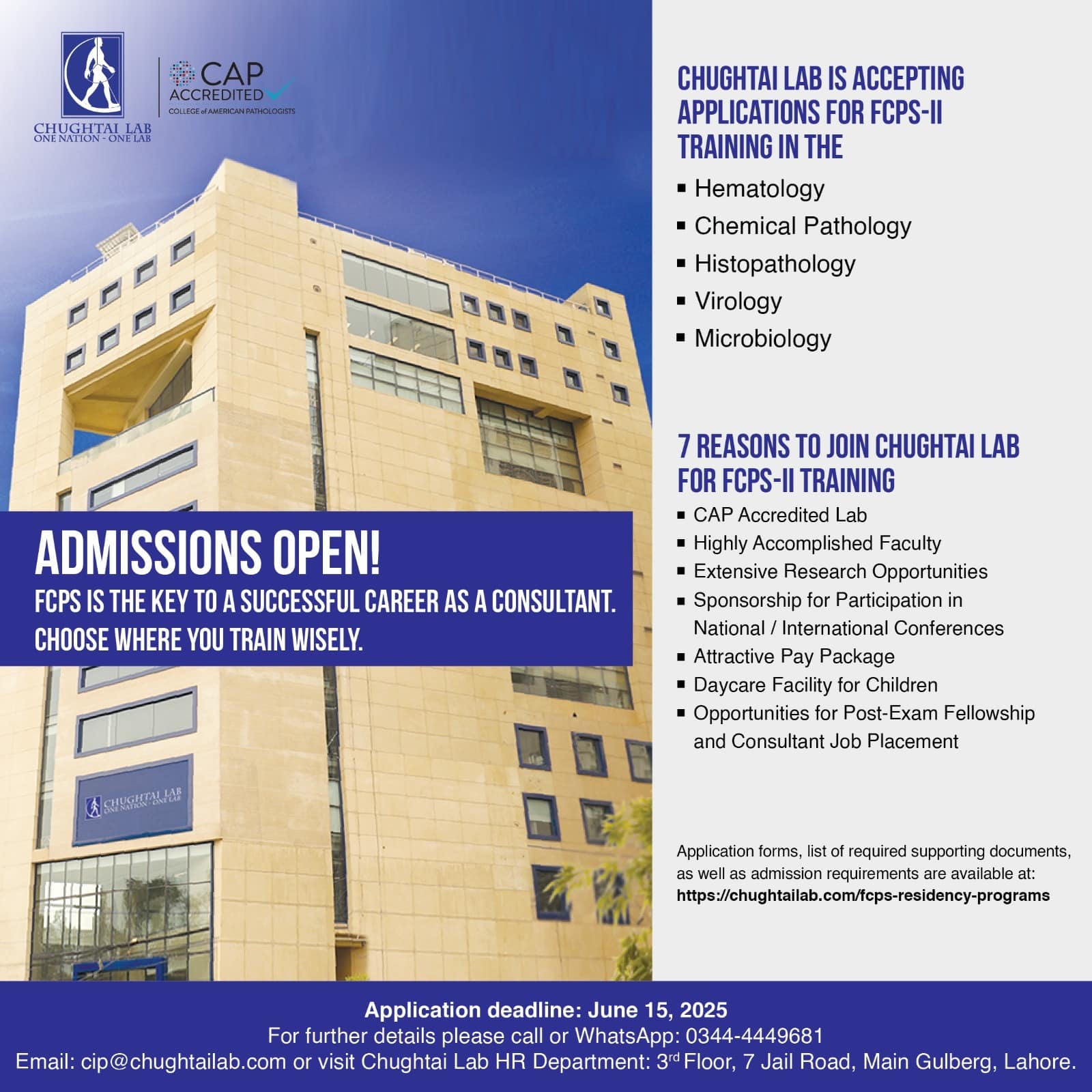 FCPS Residency Programs - Chughtai Lab